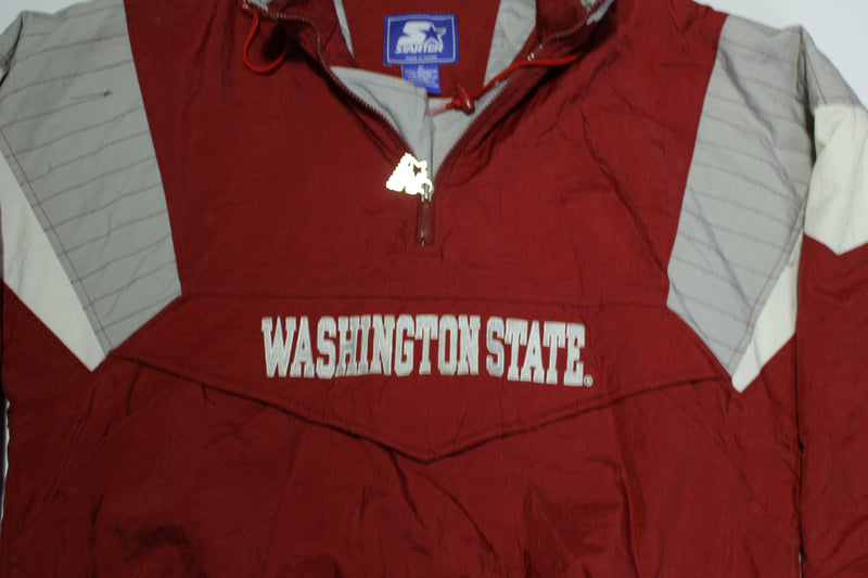 Washington State WSU Vintage 90's Hooded Puffer Parka Starter Jacket ...