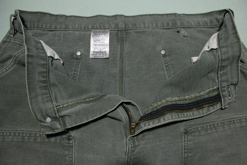 Carhartt B136 Multi Utility Pocket Carpenter Work Double Knee Front Ca ...