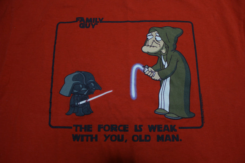 Family Guy Force Is Weak With You Old Man Vader Stewie 2008 Y2K Promo ...