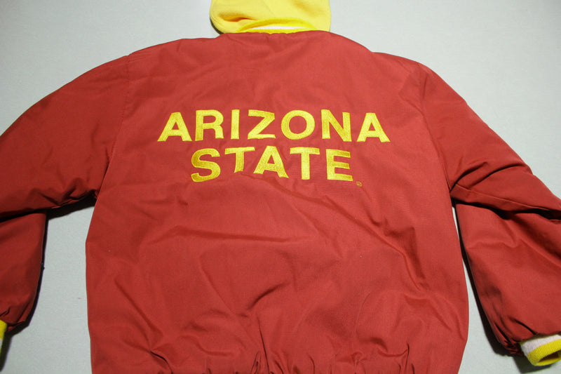 ASU Arizona State Vintage 90's Hoodie Hybrid Signed Team Jacket – The ...
