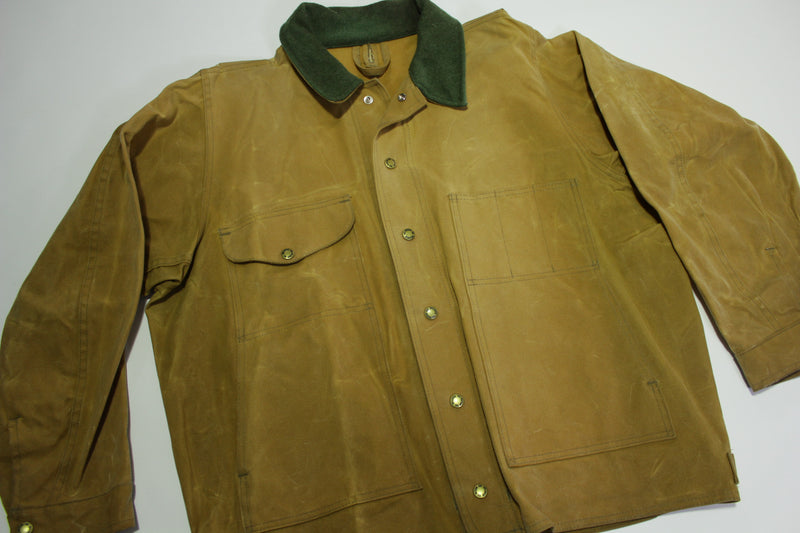 Filson Tin Cloth Waxed Hunting Field Jacket Style 623N – The Fuzzy Felt