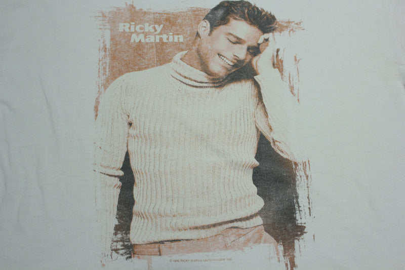 Ricky Martin Vintage 1999 Tultex 90's Livin' La Vida Loca T-Shirt – The ...