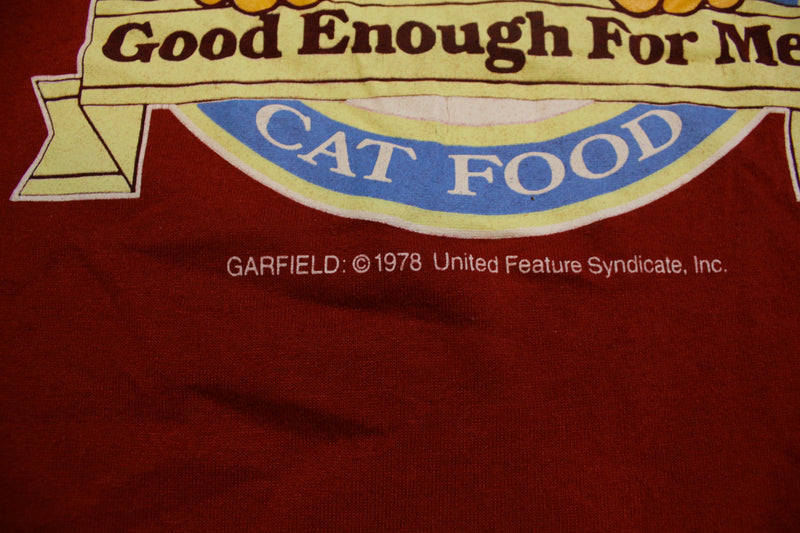Alpo 1978 Vintage Deadstock Garfield Cat Food Single Stitch T-Shirt ...