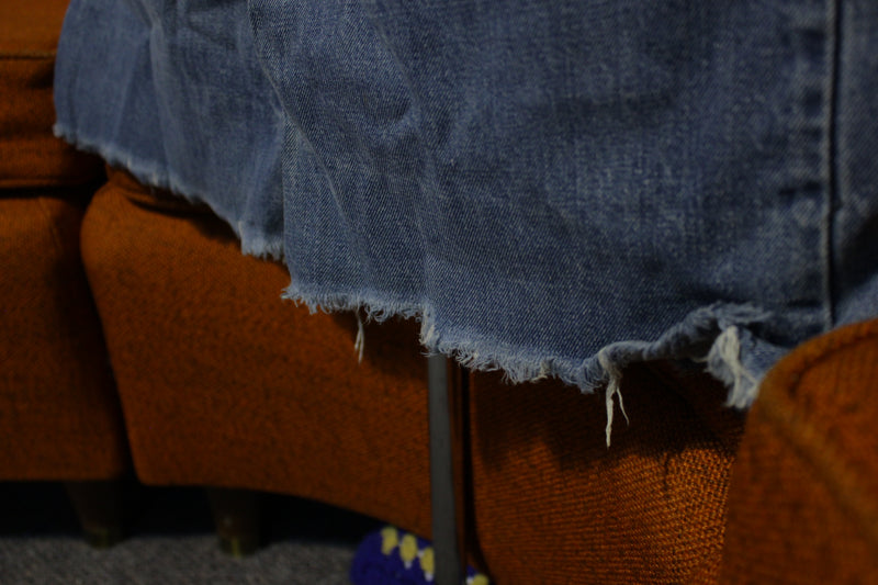 Hash Jeans 60's 70s Bell Bottom Flare Denim Pants Faded with Talon 42 ...