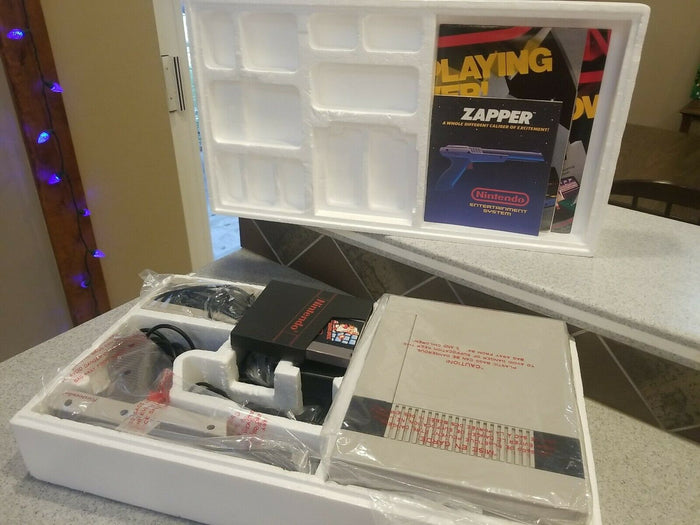 1985 Nintendo NES-001 Vintage 80s Action Set Console Original Printing ...
